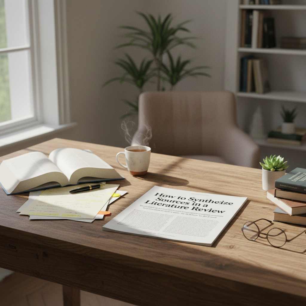 How to Synthesize Sources in a Literature Review — Thesionyx